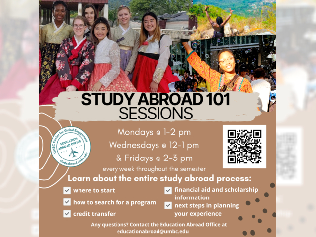 Study Abroad 101 · Education Abroad · myUMBC